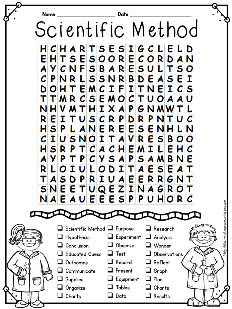 05 - Scientific Method WordSearch | PDF