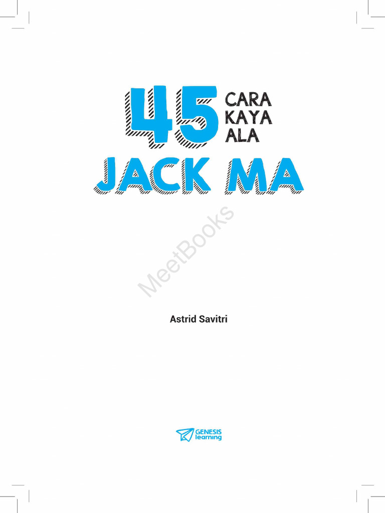 Astrid Savitri 45 Cara Kaya Ala Jack Ma 1 Pdf