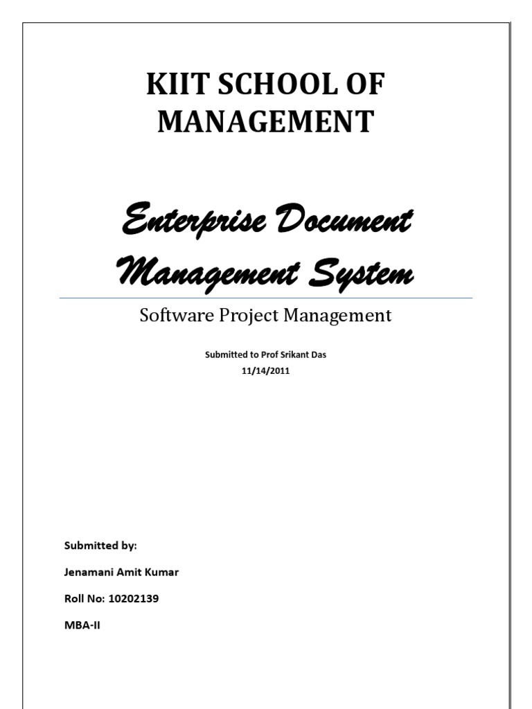Enterprise Document Management System Pdf Microsoft Sql Server