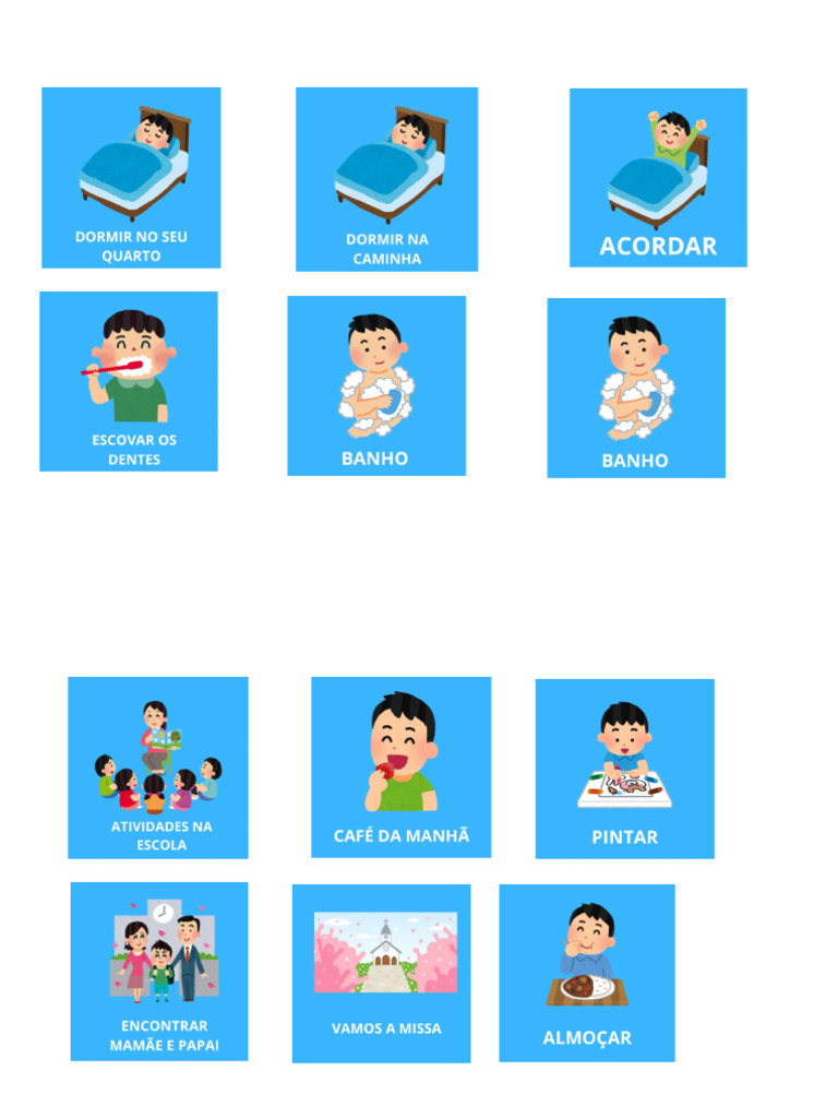 Rotina Visual de Joao | PDF