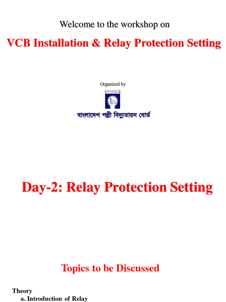 indoor relay setting | PDF | Relay | Electrical Engineering