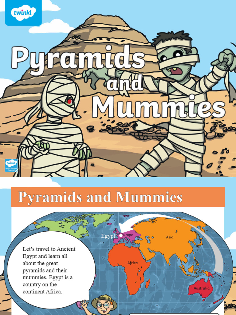 Au Hu 1643153213 Pyramids and Mummies - Ver - 1 | PDF | Mummy | Egyptian Pyramids