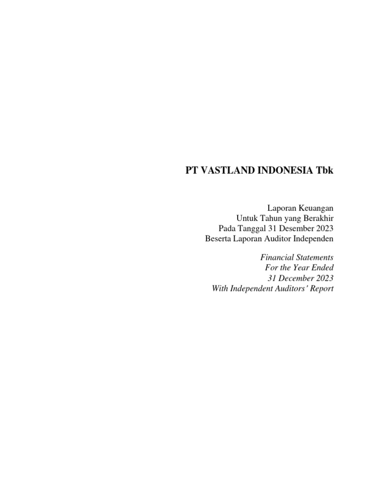 VAST - Audit Report LKT 2023 | PDF
