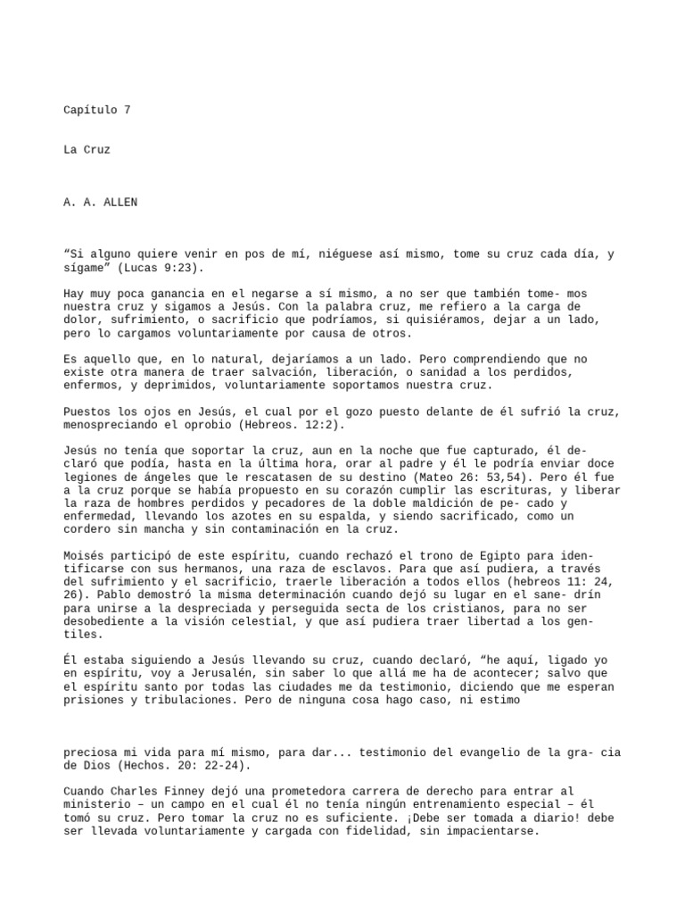 Cap 7 | PDF | Jesús | Salvación