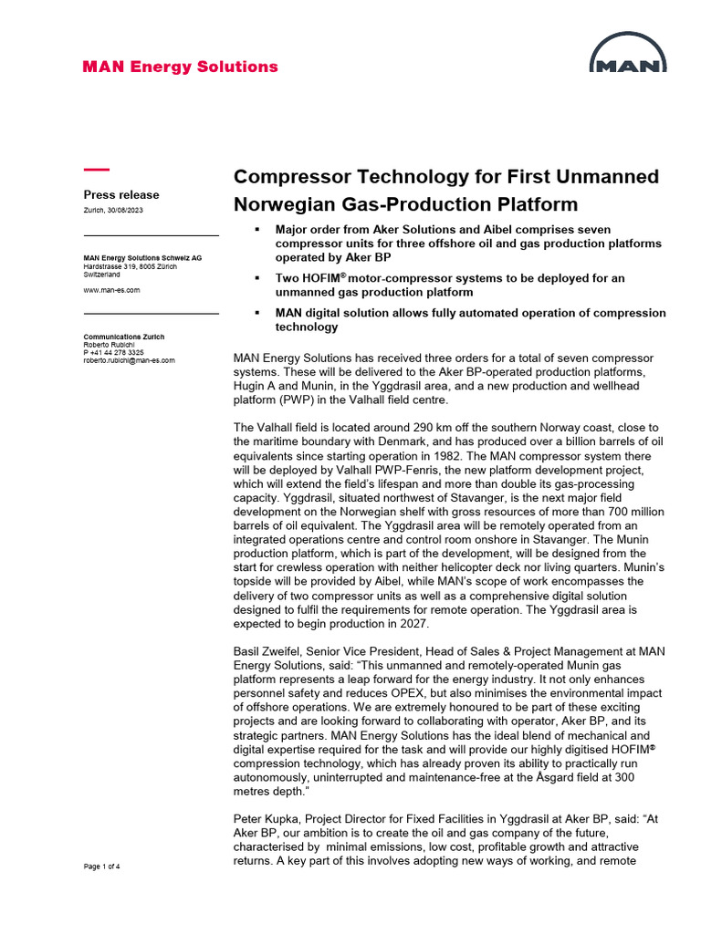 Man-Es Press-Release Munin Hugin-A Valhall - Akbp 250823 e | PDF