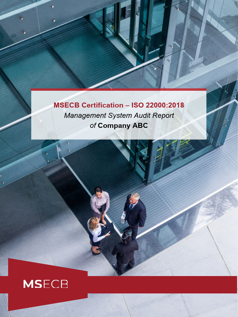 FO8 Audit Report - 22000 - v2.0 | PDF | Audit | Sampling (Statistics)