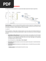Interefenrece in Thin Films Session 3 (Wedge Shaped Film) | PDF ...