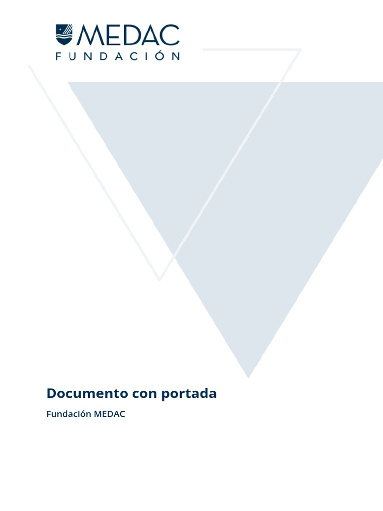 FUNDACIÓN - Documento Portada Simple | PDF | Salud y bienestar