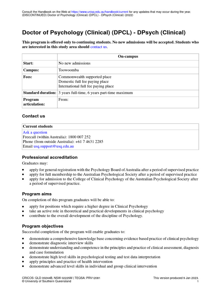 DPCL | PDF | Psychology | Clinical Psychology