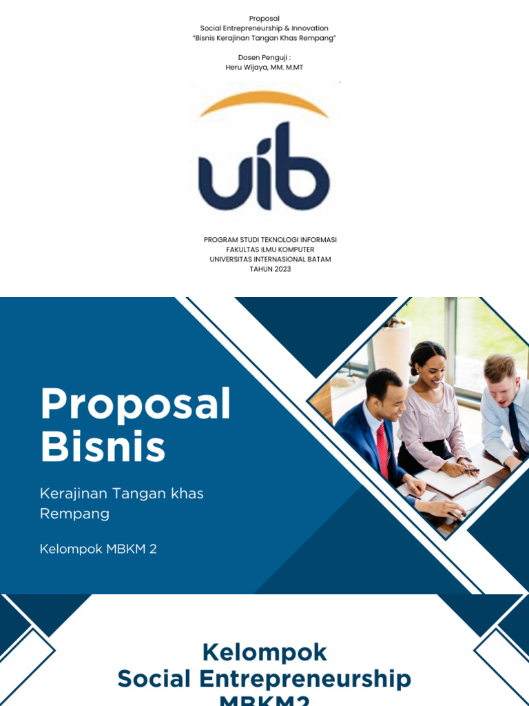 Biru Minimalis Proposal Bisnis Presentasi | PDF