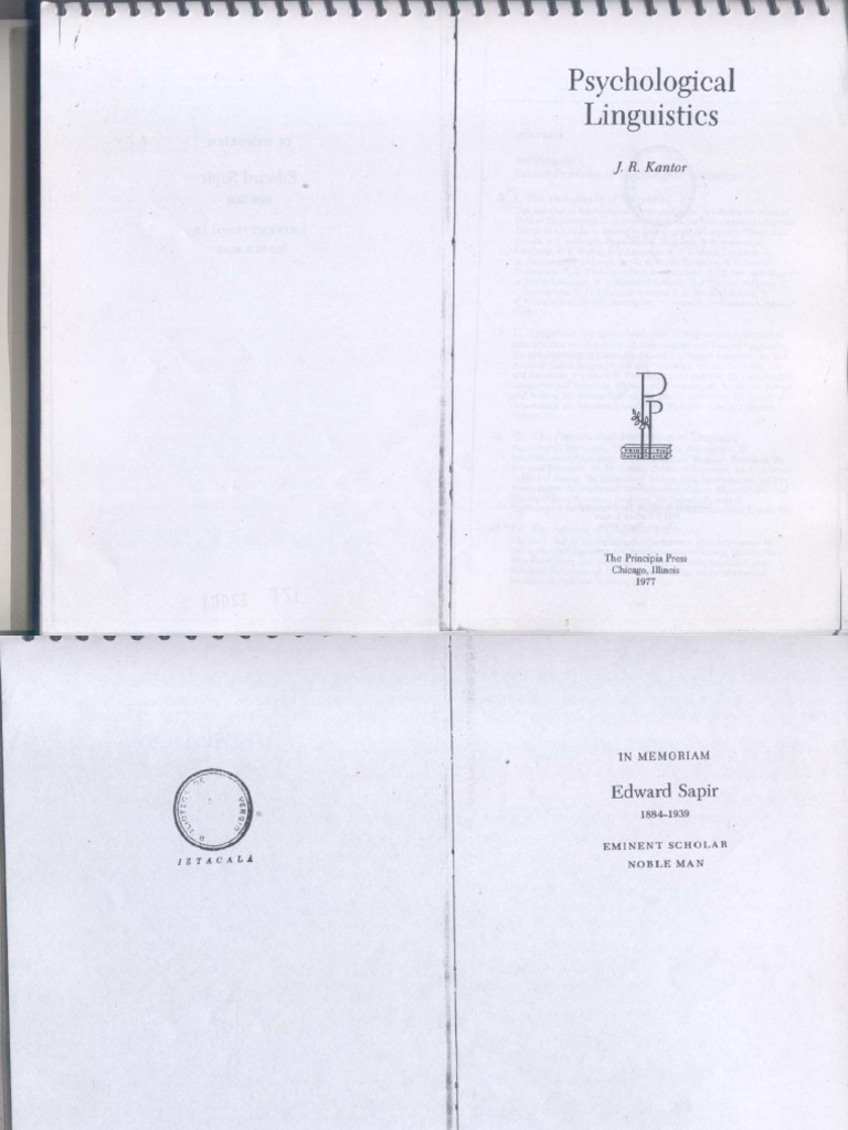 Psychological Linguisticsdad | PDF