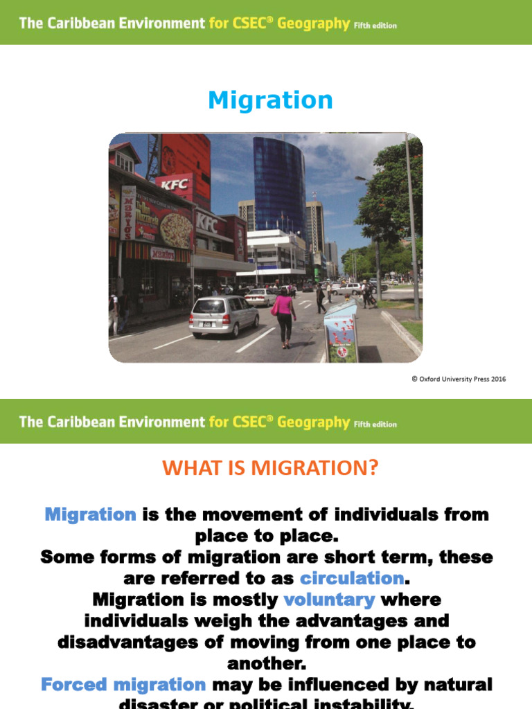 Migration | PDF | Human Migration | Caribbean