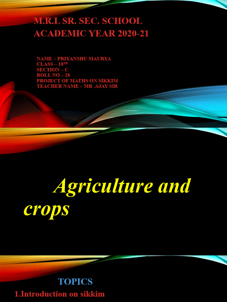 Maths Project On Sikkim Class 10th | PDF