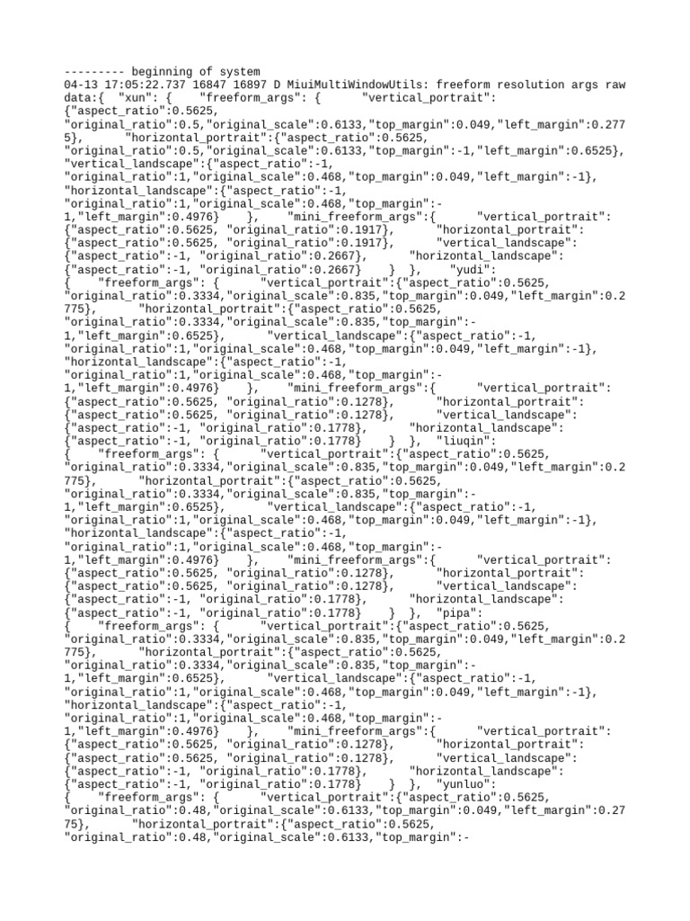 Logcat 1713002741352 | PDF | Computing | Software