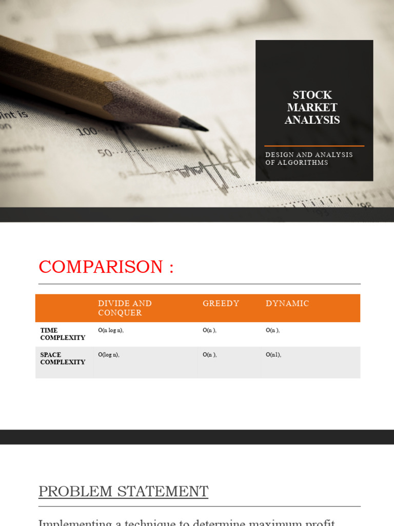 Stock Market Profit Algorithms Analysis | PDF | Theoretical Computer ...