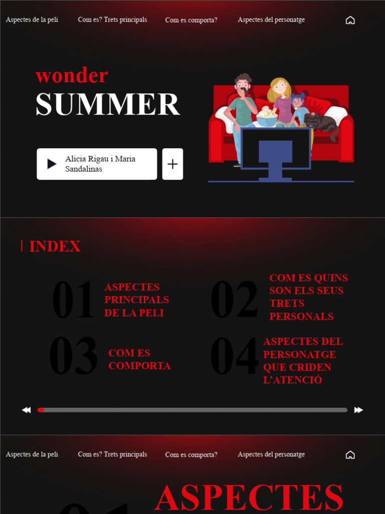 Summer Presentacio Wonder Alicia y Maria | PDF