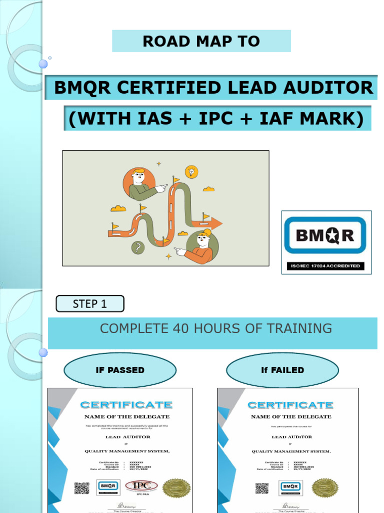 BMQR Certified Lead Auditor Guide | PDF