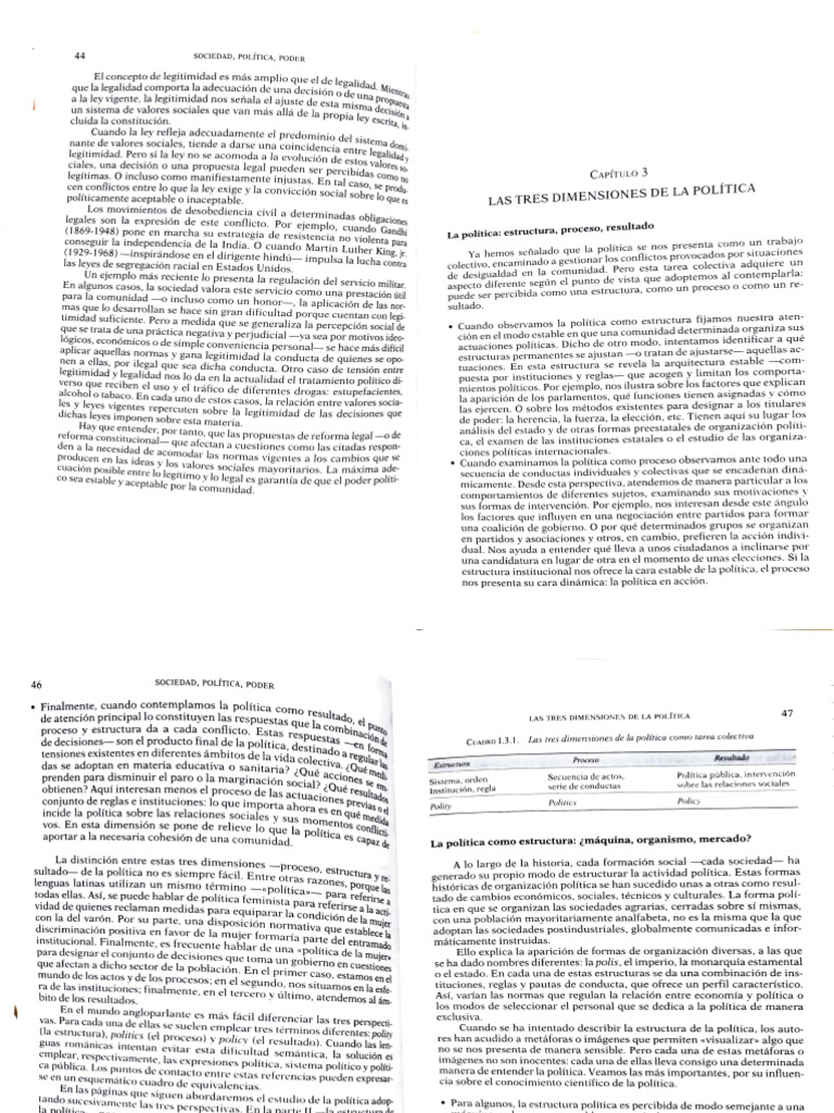 Las Tres Dimensiones de La Politica | Descargar gratis PDF ...