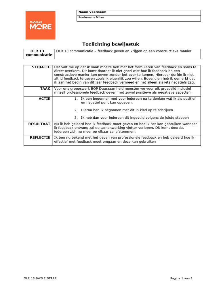 Olr 13 Bws 2 Starr | PDF