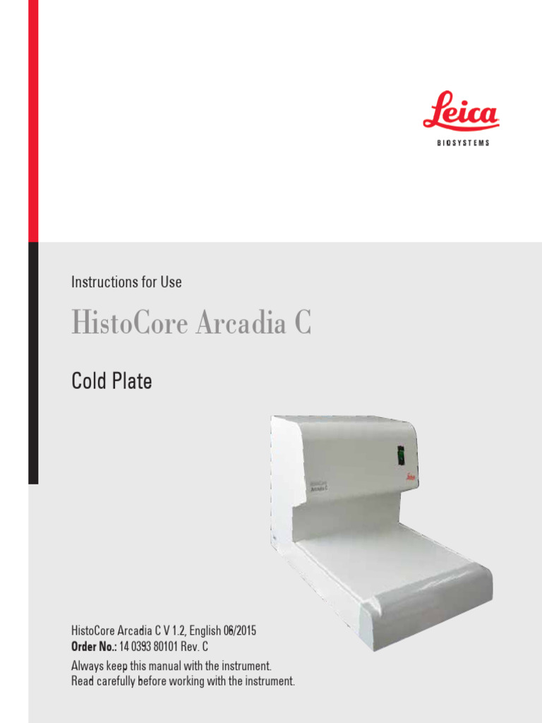 HistoCore ArcadiaC IFU 1v2C en | PDF | Ac Power Plugs And Sockets ...