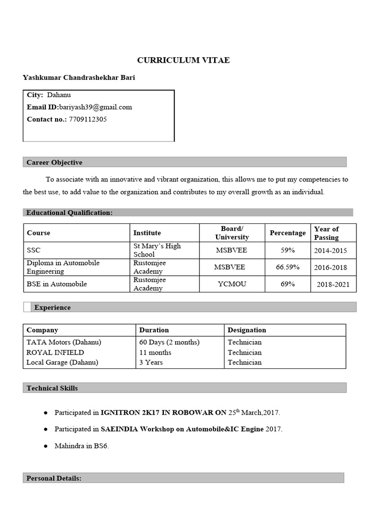 Yash Final Resume | PDF