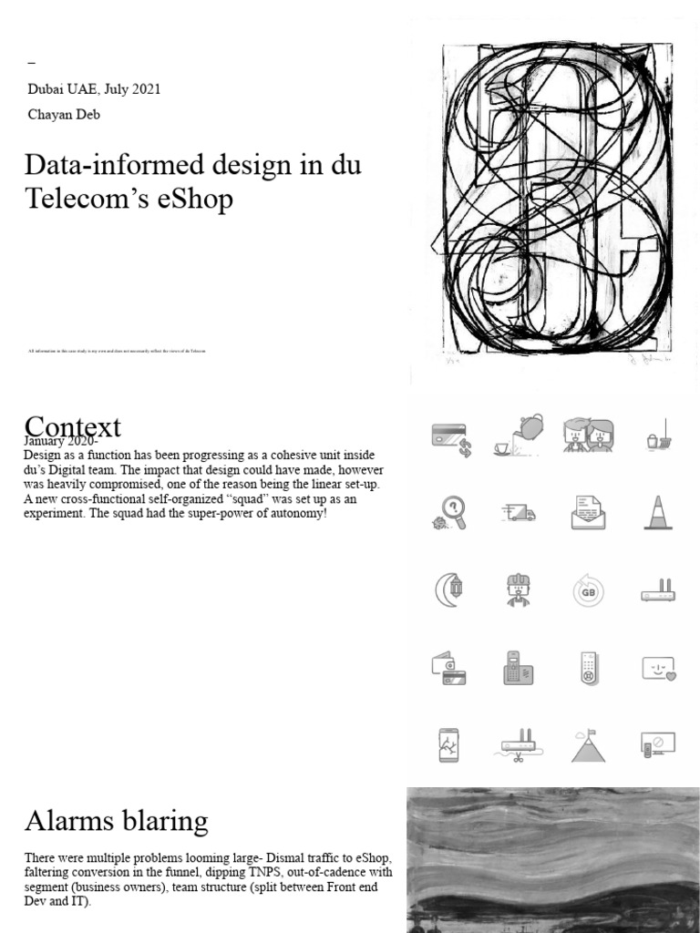 Data-Informed Design in Du Telecom’s EShop | PDF | Mobile Phones