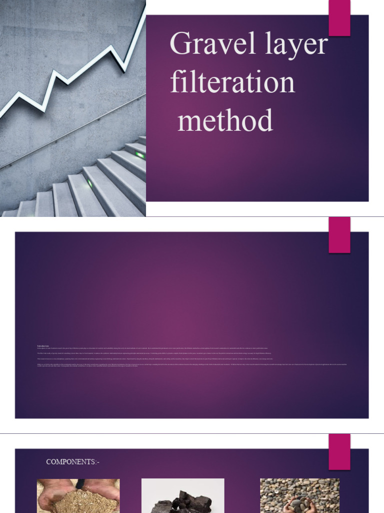 Gravel Layer Filteration | PDF | Filtration | Water Purification