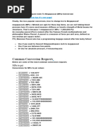 Stress Unit Conversion Table | PDF
