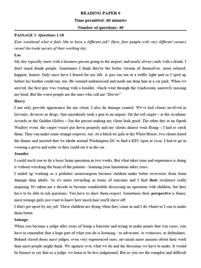 Reading Test 6 | PDF | Renting | Climate Change