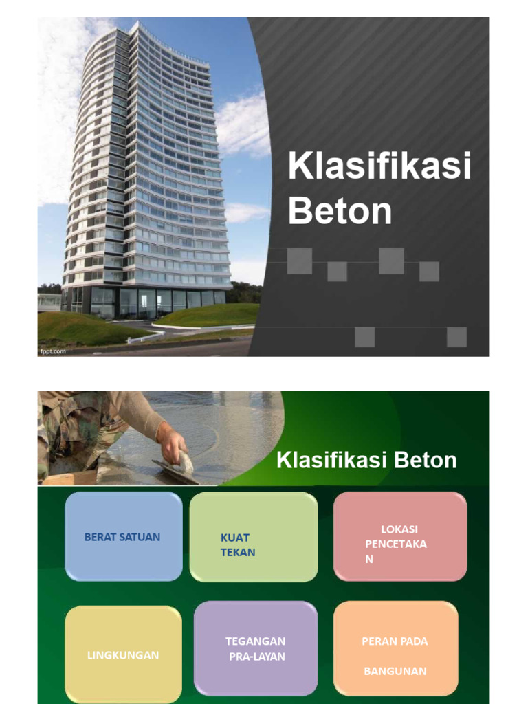 Klasifikasi Beton | PDF