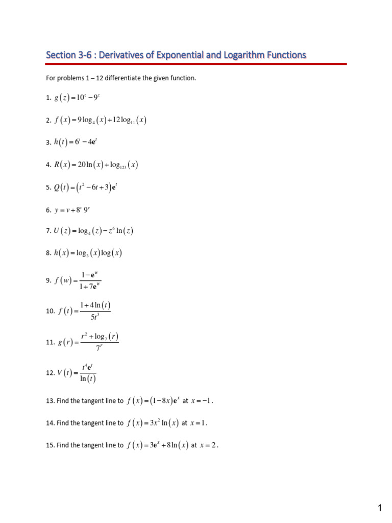 Review of Chapter 3 | PDF | Mathematical Analysis | Differential Calculus