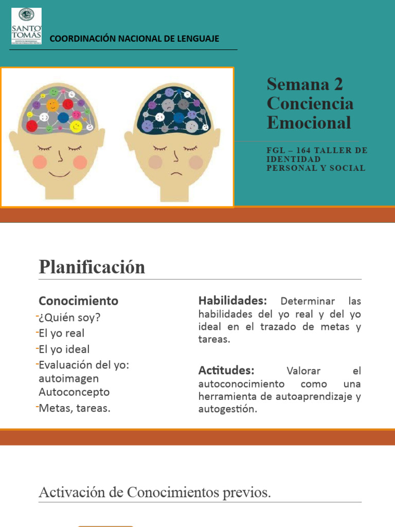 1 - 2 - Pres - Conciencia Emocional 164 | PDF | Las emociones | Amor