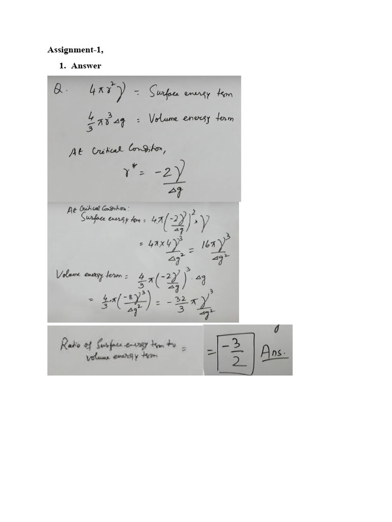 Assignment Solutions (1) | PDF | Mechanical Engineering | Industrial Processes