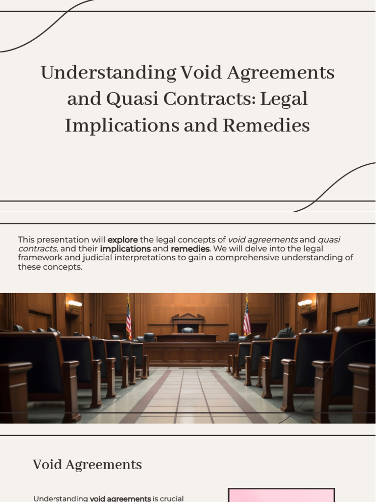 understanding-void-agreement and quasi contract | PDF | Legal Remedy ... understanding-void-agreement and quasi contract | PDF | Legal Remedy ...