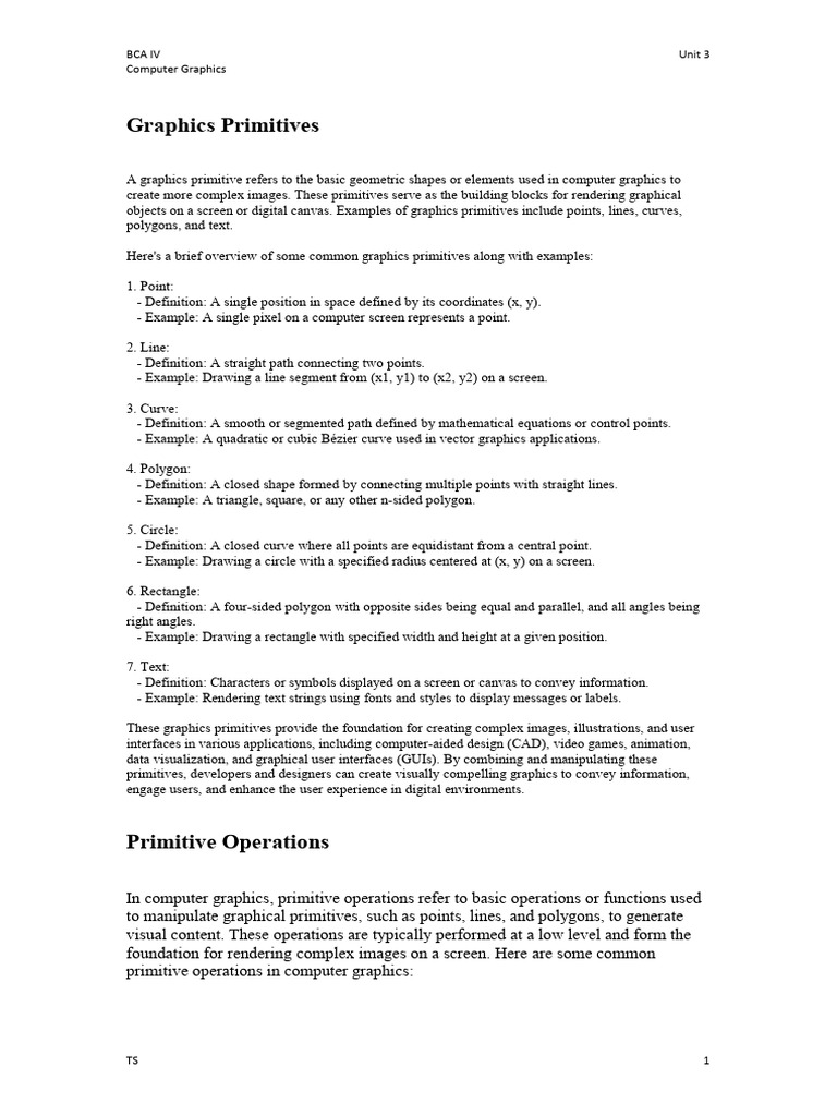 Computer Graphics Unit 3 Pdf Computer Graphics 3 D Computer Graphics