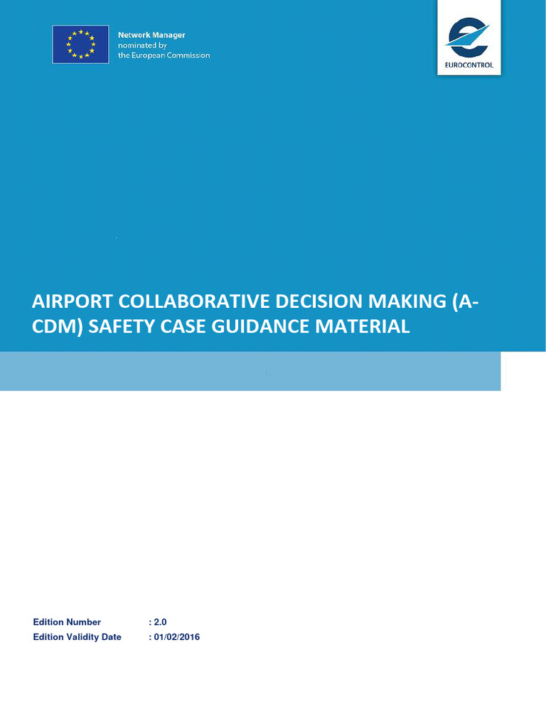 EuroControl Acdm Guidance Material | PDF | Safety