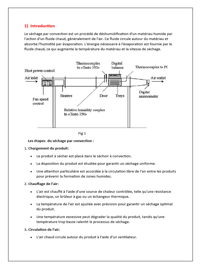 Séchage par Convection : Techniques et Processus | PDF | Humidité ...