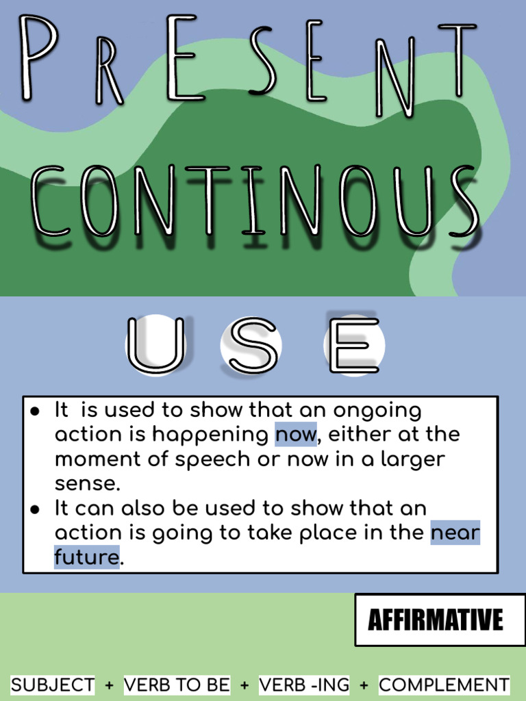 Present Continuous Tense Explained | PDF | Games & Activities ...