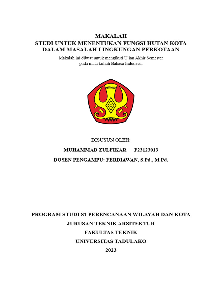 Makalah Uas Bindo | PDF | Seni | Sains & Matematika