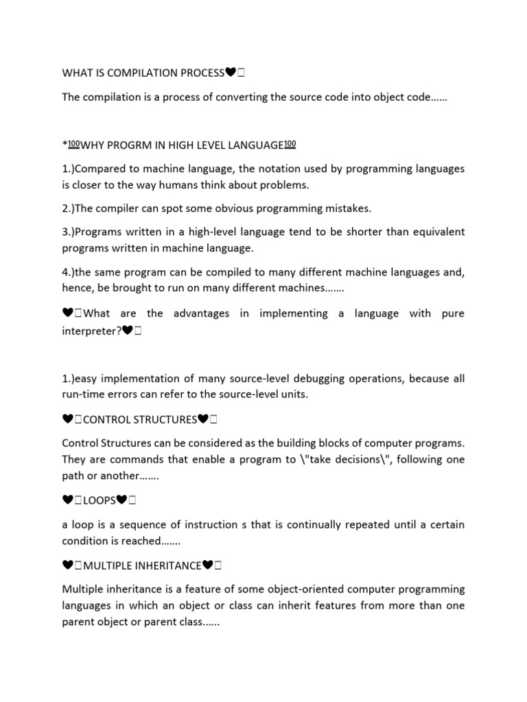 CMP 401 PQ Ans | PDF | Computer Programming | Programming