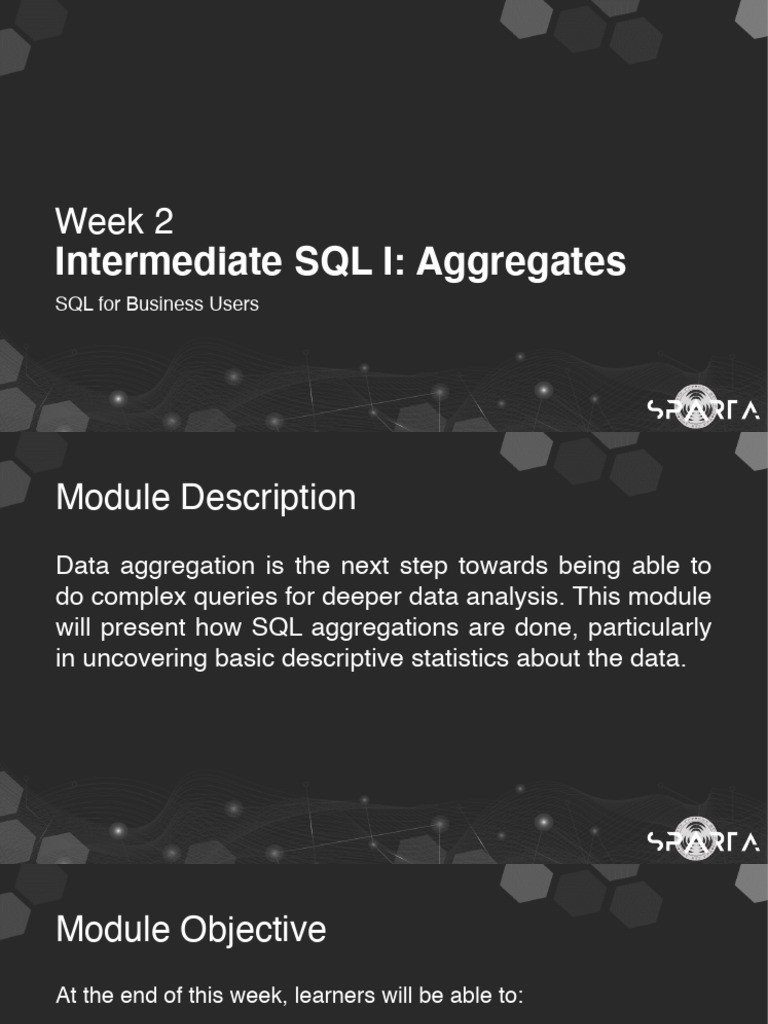 SP203 Week2 | PDF | Sql | Table (Database)