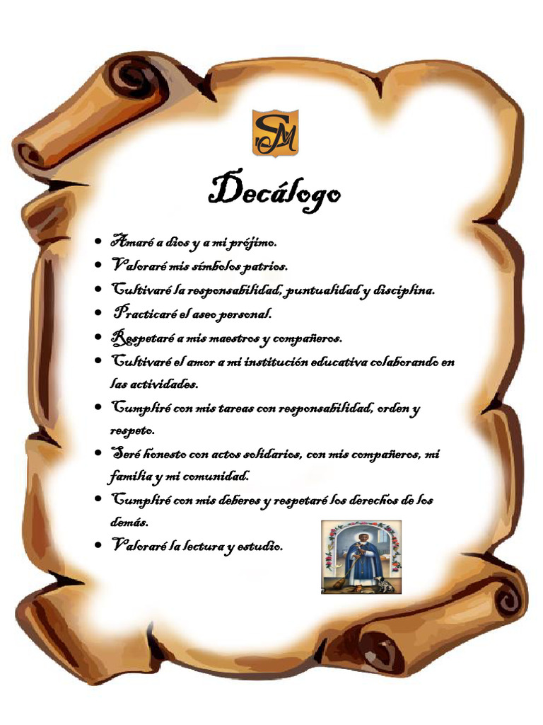 Decalogo y Biografia 2024 | PDF