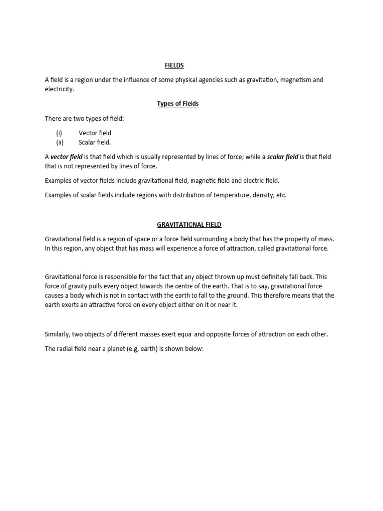 Field SS1 | PDF | Force | Acceleration