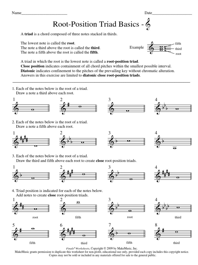 Various Triads | PDF