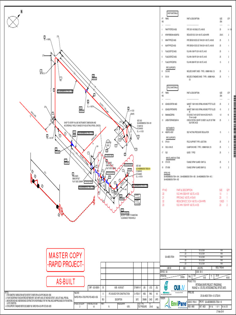 Piping and Material Specifications for RAPID Project | PDF | Pipe ...