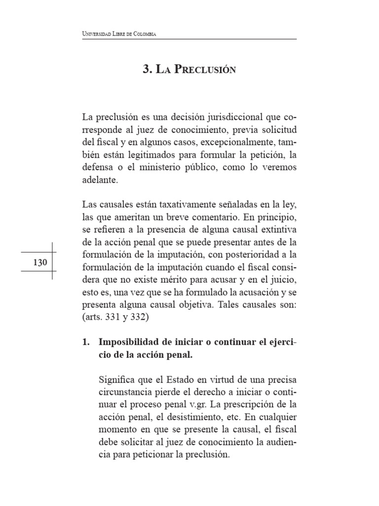 Preclusión | PDF | Fiscal | Sentencia (ley)