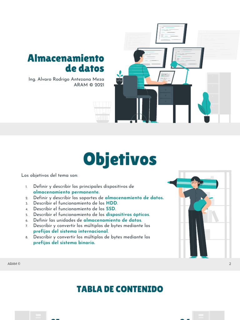 Tema 1-2 Almacenamiento de Datos | Descargar gratis PDF | Disco duro | Almacenamiento de datos ...