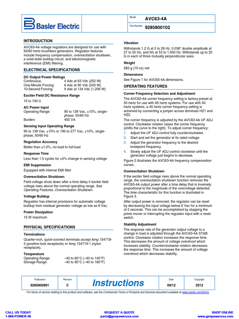 AVC63-4-MANUAL_compressed | PDF | Fuse (Electrical) | Alternating Current