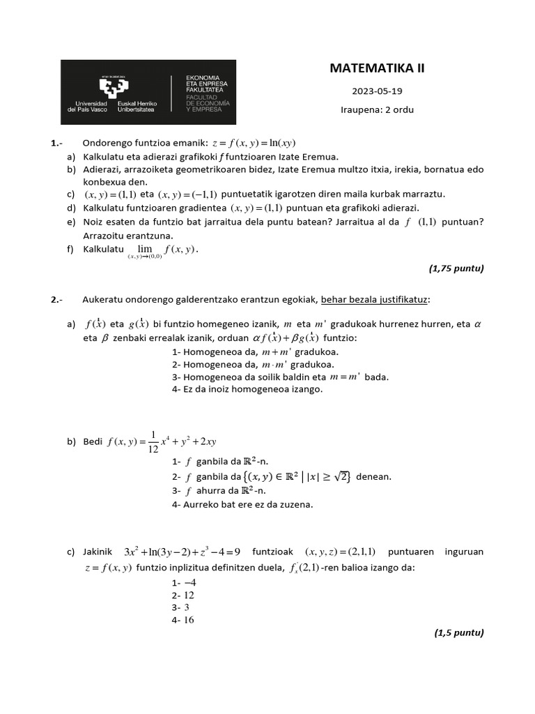 2023 Maiatza-Combinado | PDF