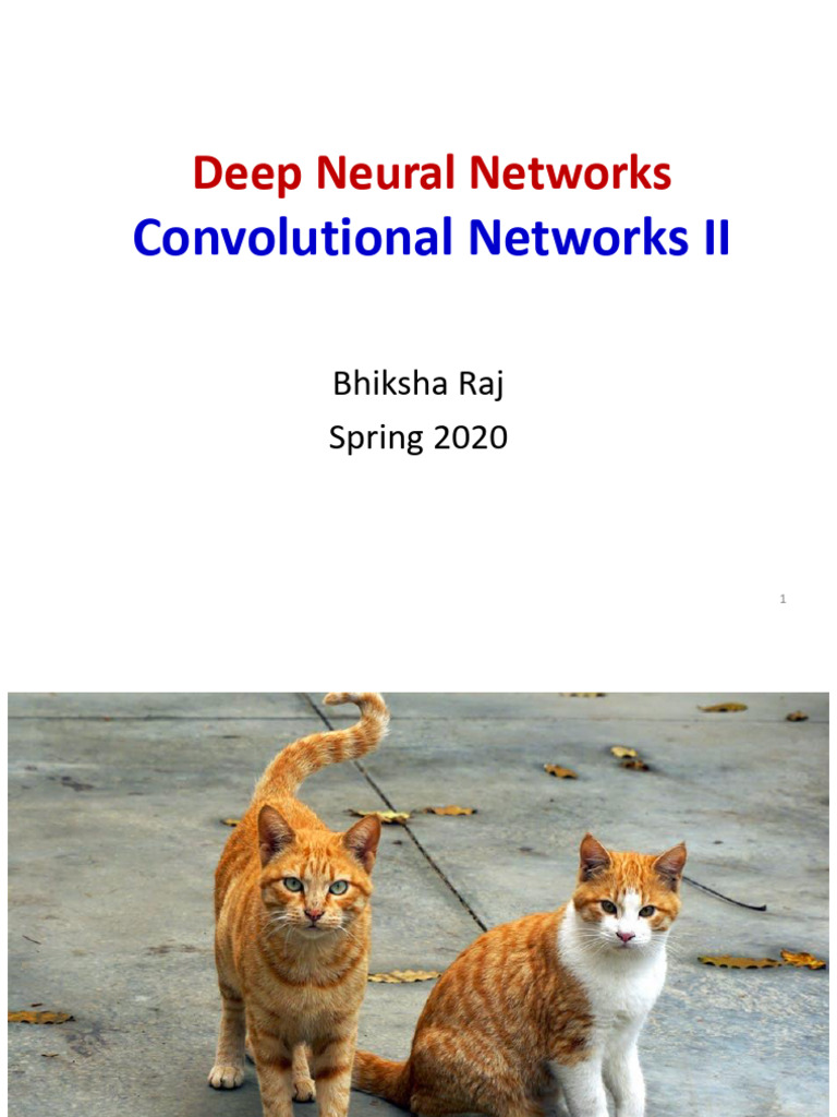 Lec9 CNN | Download Free PDF | Artificial Neural Network | Visual Cortex